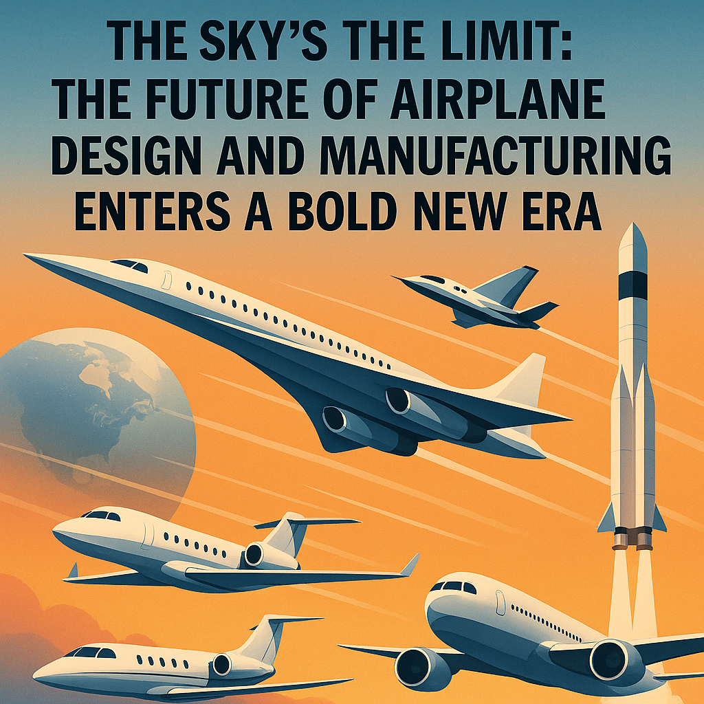 THE SKY’S THE LIMIT: The Future of Airplane Design and Manufacturing ...